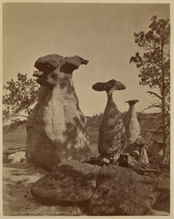 Eroded Sandstones Monument Park Colorado Getty Museum