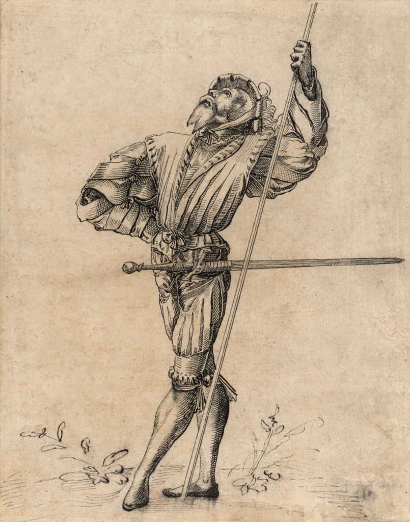 Standing Landsknecht (Getty Museum)