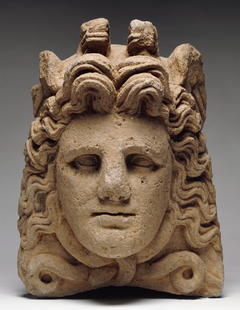 Akroterion with Medusa (Getty Museum)