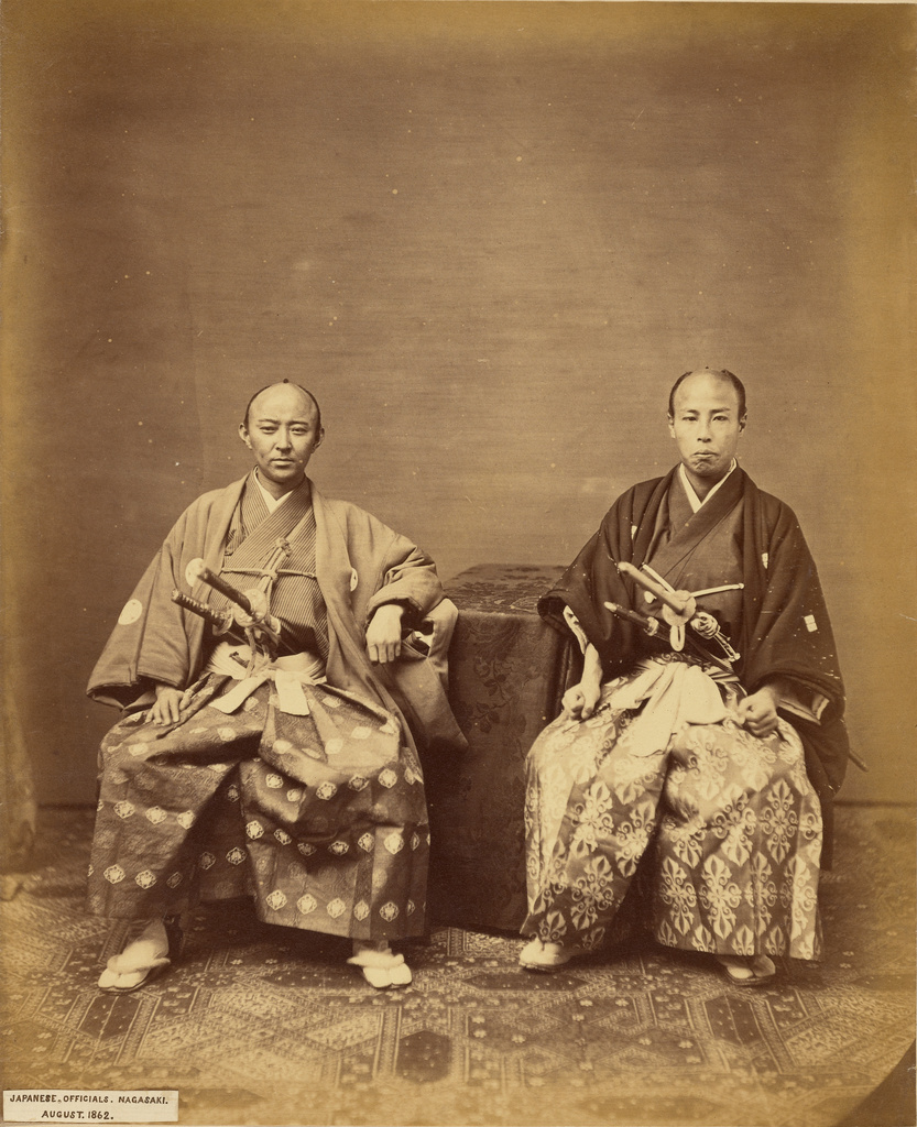 [Japanese Officials, Nagasaki] (Getty Museum)