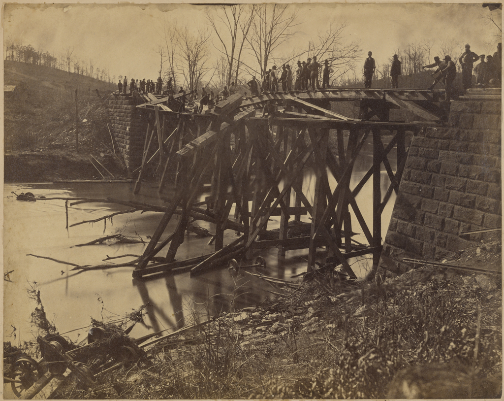 Bull Run Bridge. (Getty Museum)